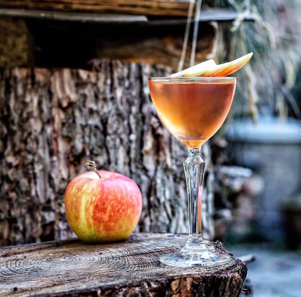 Wet your lips in a Calvados glass, a typical Made In Normandy eau-de ...